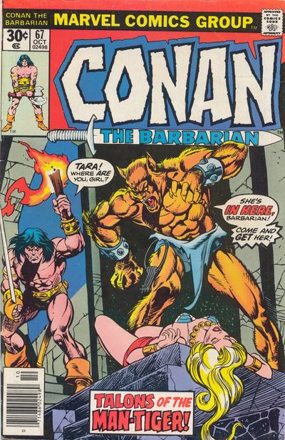 Conan the Barbarian 1970 #67 Regular Edition - back issue - $4.00 ...