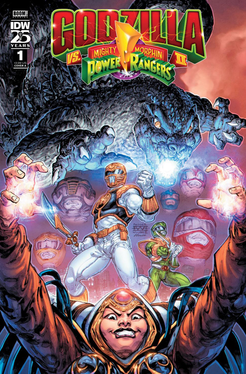 GODZILLA VS THE MIGHTY MORPHIN POWER RANGERS II #1 COVER A WILLIAMS II ...