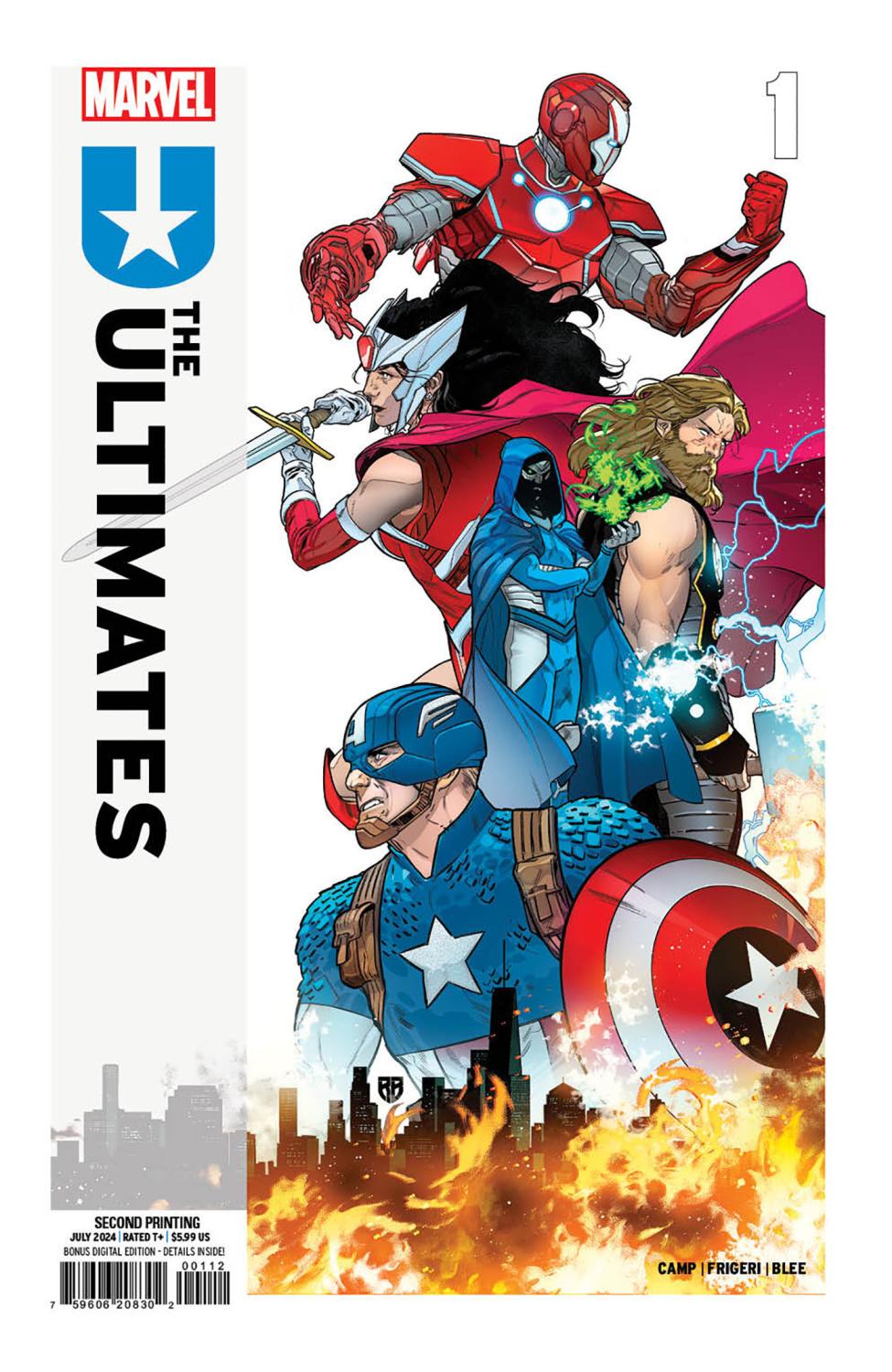 ULTIMATES #1 RB SILVA 2ND PRINTING VAR CVR A – Comics Place